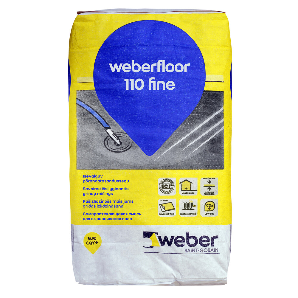 weberfloor 110 Fine - grīdas līdzinātājs | Weber