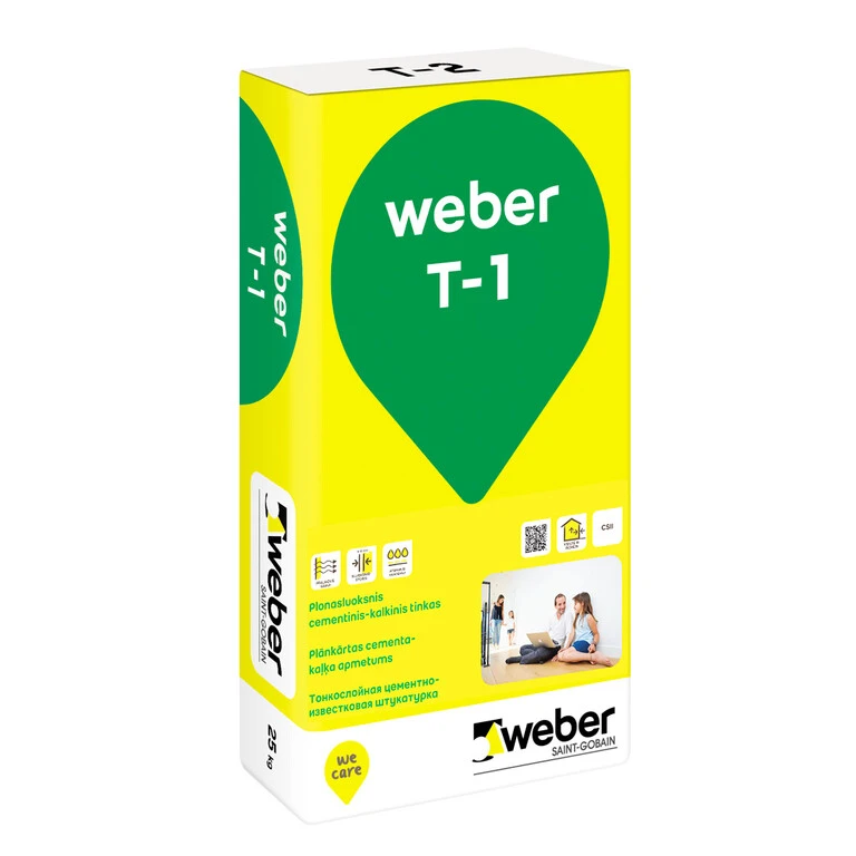 Kaļķa-cementa apmetums weber T-1