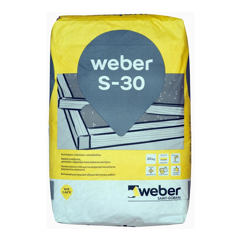 weber S 30 - ātri cietējošs betons | Weber